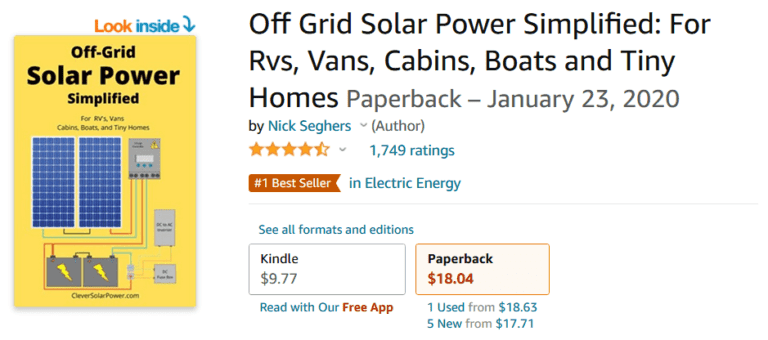 The Book: Off-Grid Solar Power Simplified ‣ Clever Solar Power